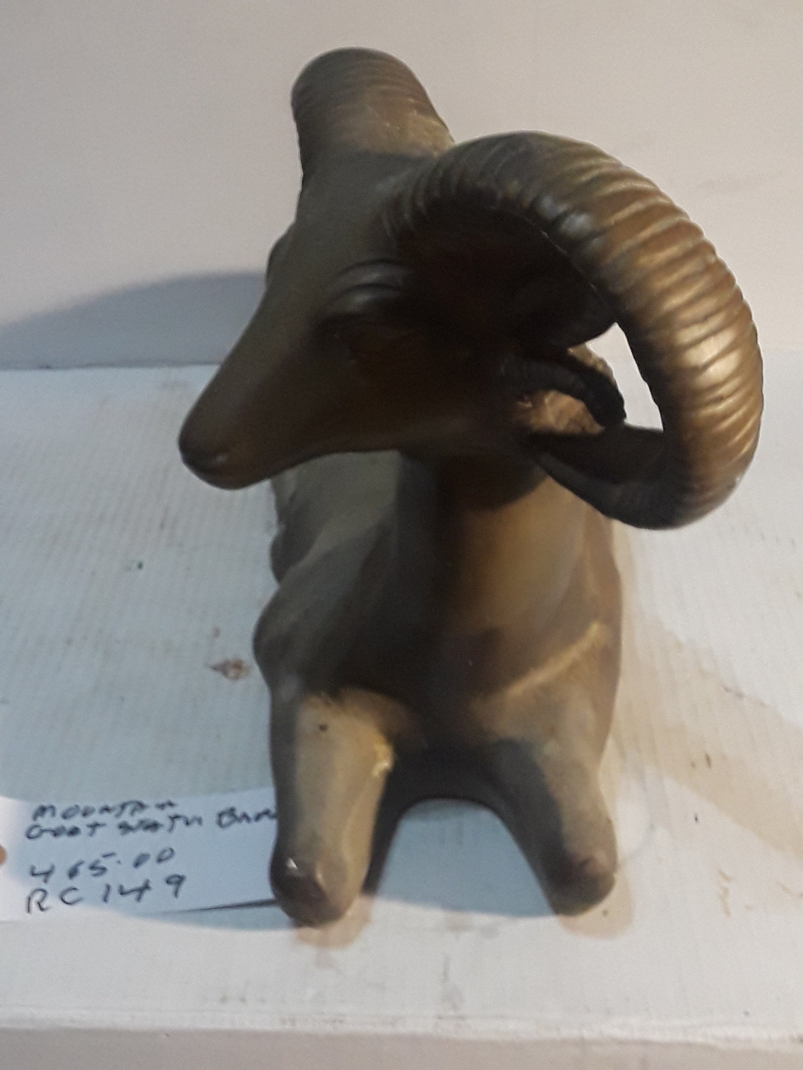 Mountain Goat Statue Bronze - Etsy