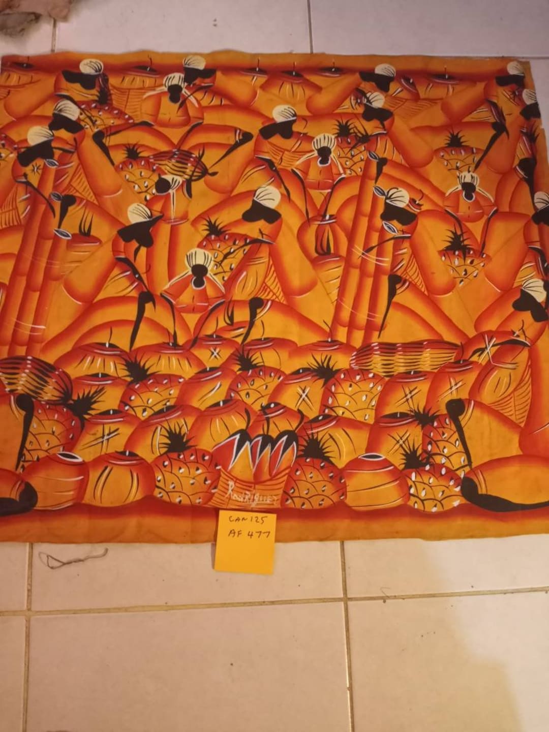 Hatian Modern Art Acrylic Signed Painting From Haiti - Etsy
