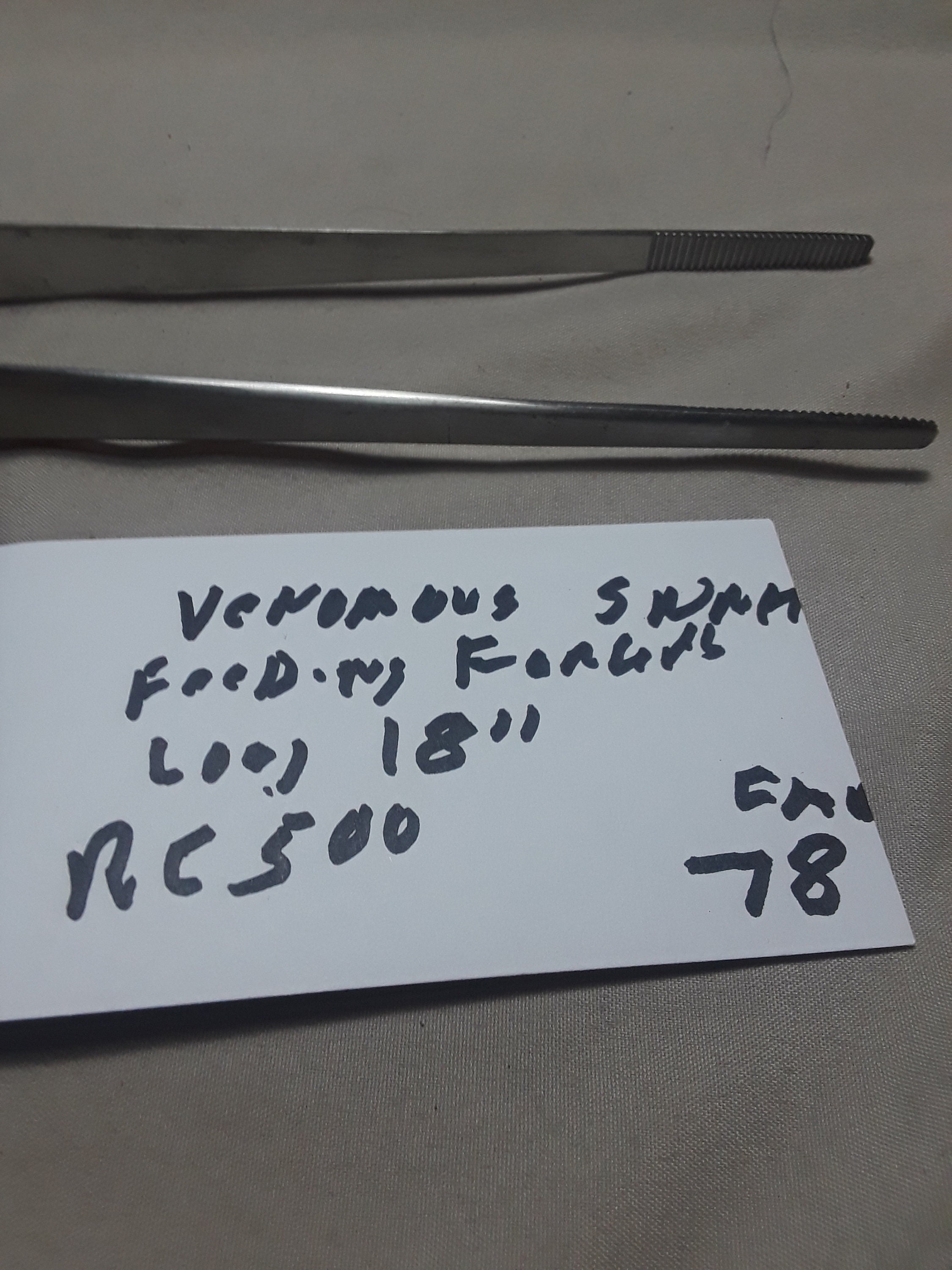Venomous Snake Feeding Forceps Long Stainless Steel New | Etsy