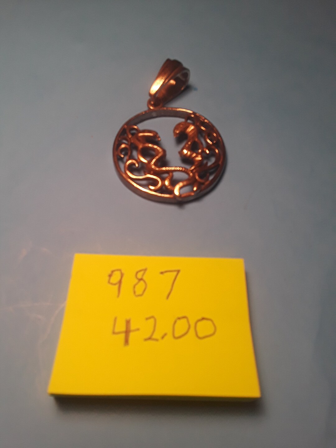 Large Medallion With Snake on It. 925 Silver. - Etsy