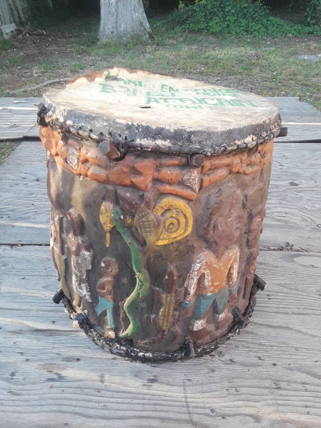 Drum Large From the Congo - Etsy