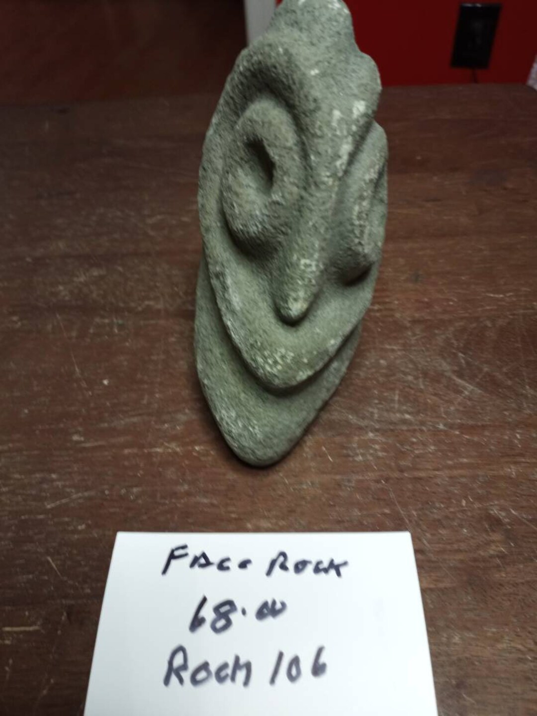 Face Rock Hand Carved by the People of the Dominican Republic Good ...