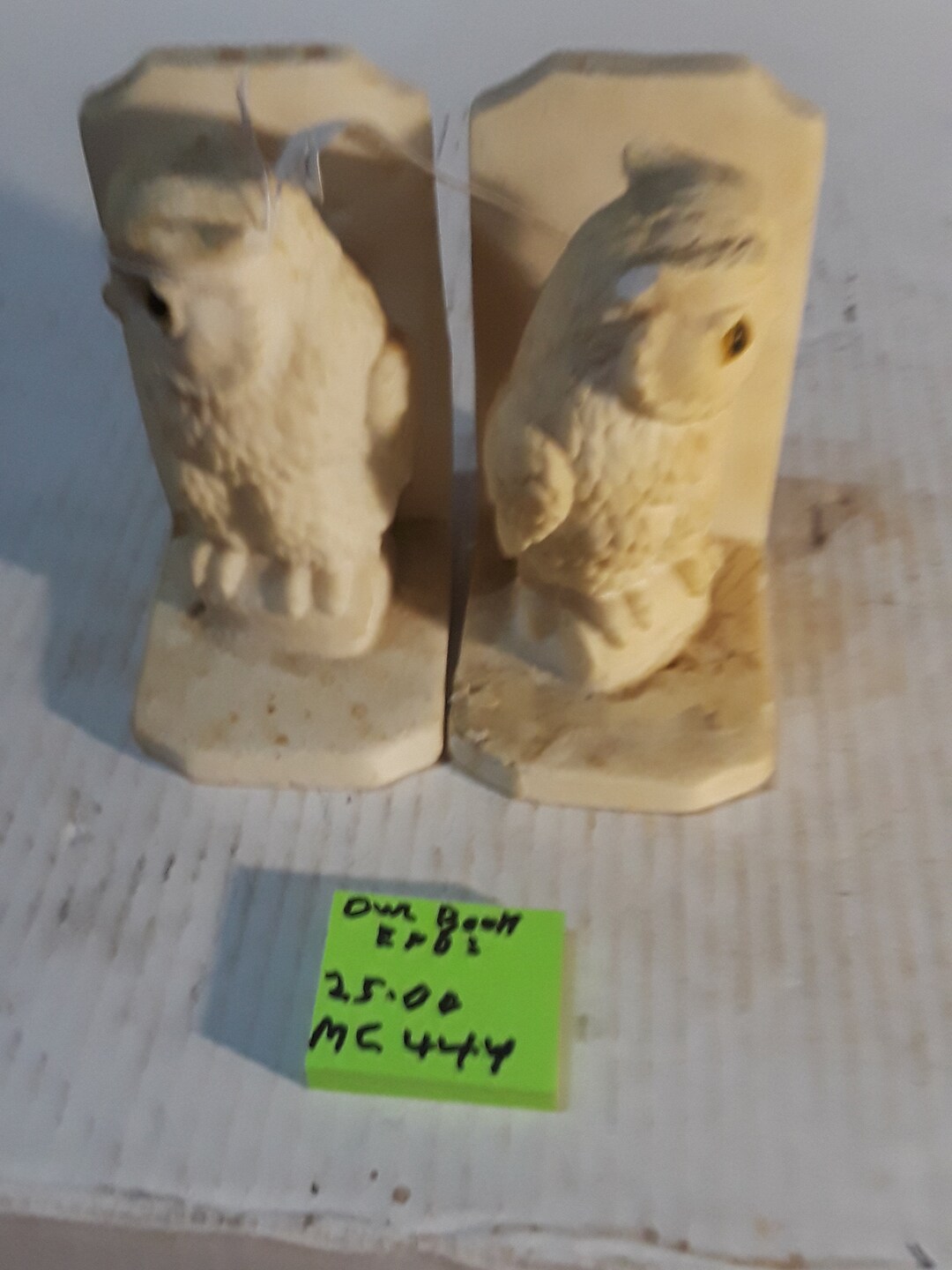 Owl Book Ends Stone Set of Two - Etsy