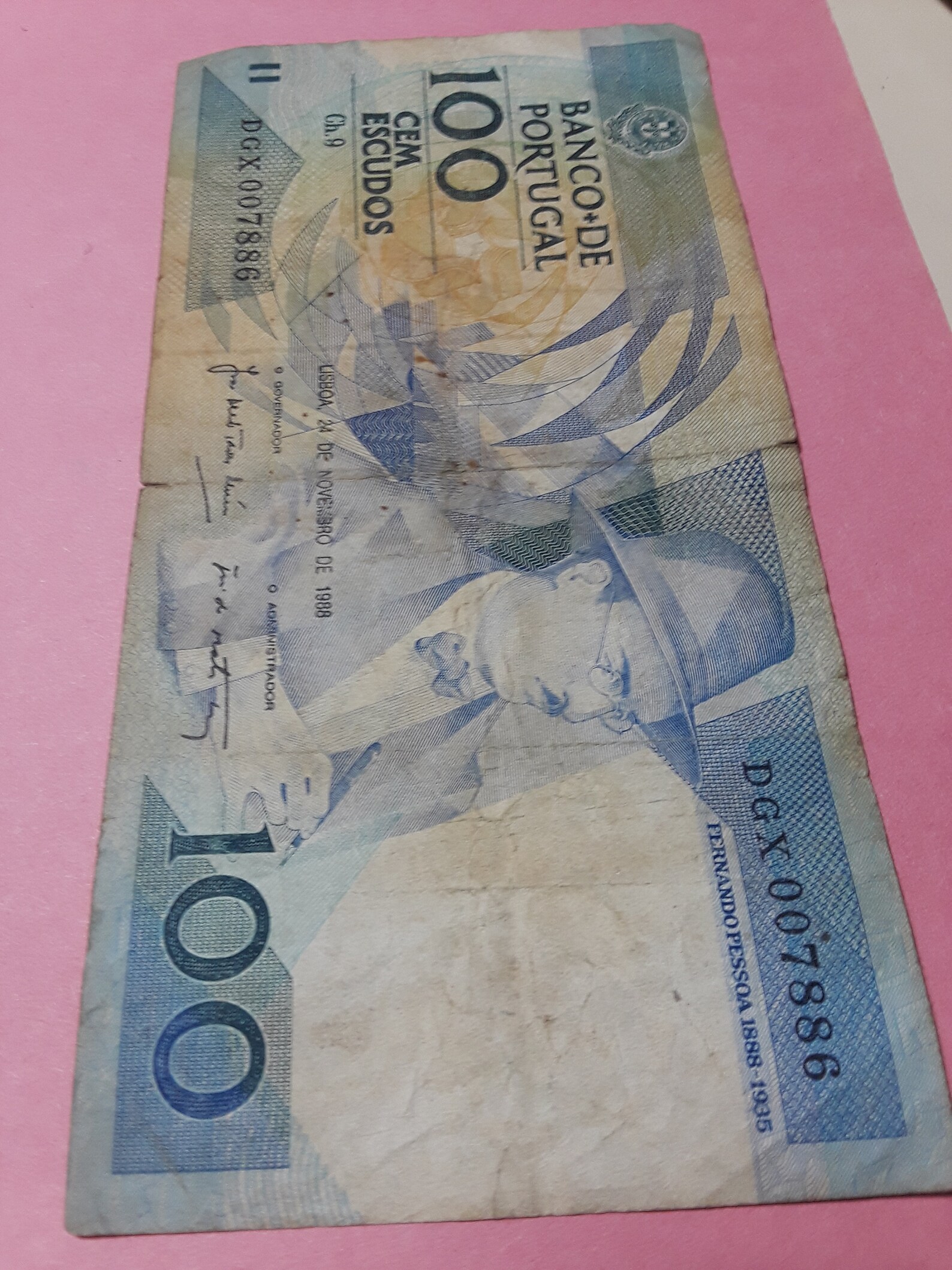 Banco De Portugal 100 Cem Escudos 1988 - Etsy