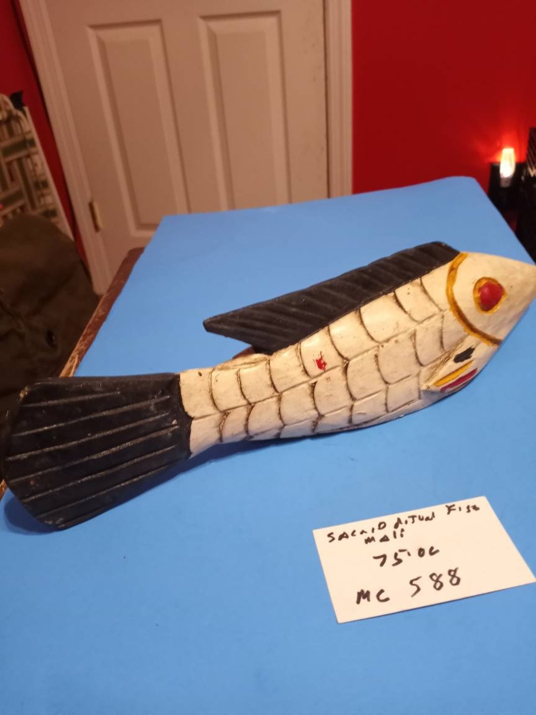 Sacrid Ritual Fish Hand Carved by the Natives of Mali Vintage - Etsy