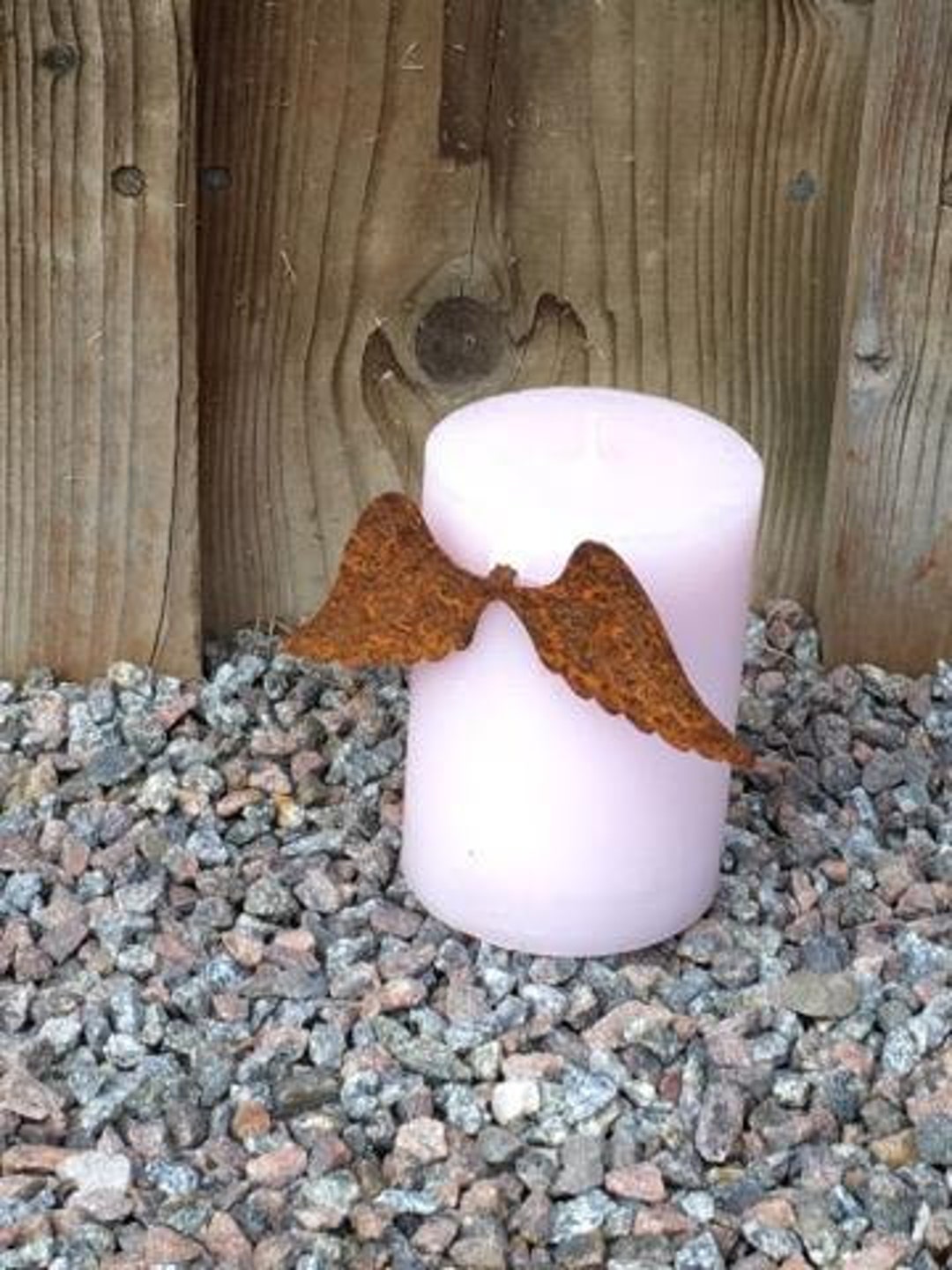 Rusty Rust Angel Wings for Candles Made of Metal 11 Cm - Etsy