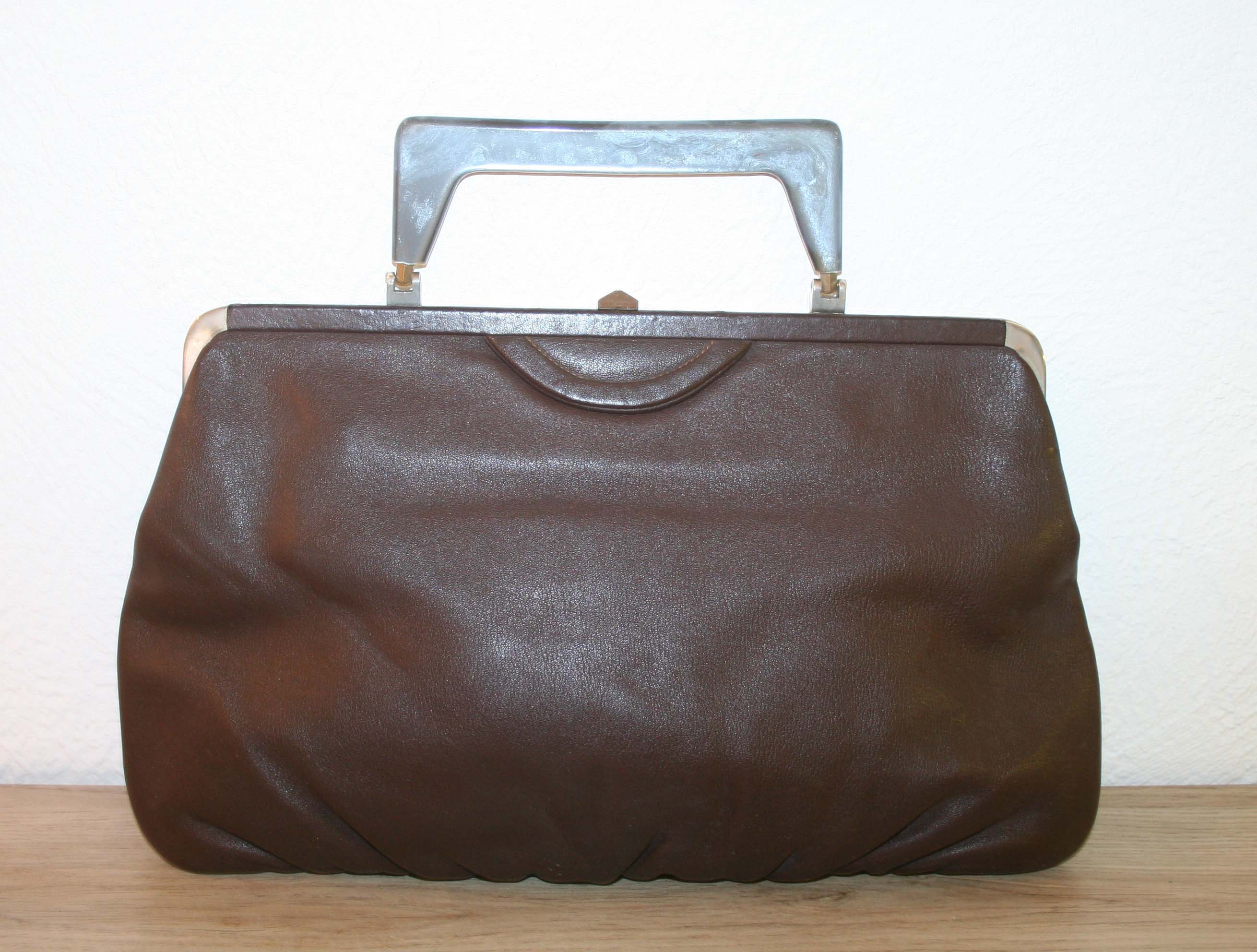 Gold Pfeil Bag Classic Vintage Women's Handbag Brown - Etsy