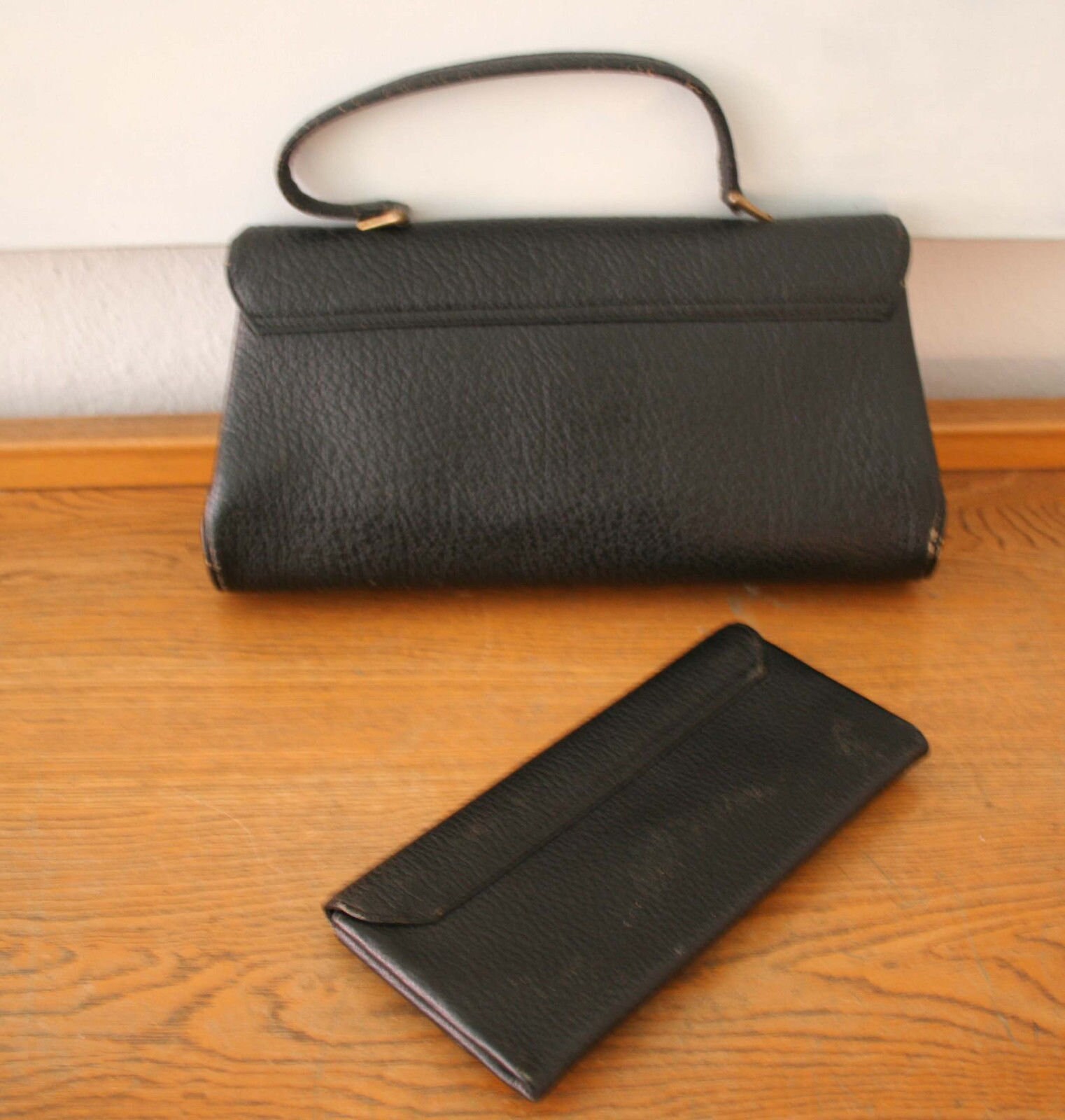 Vintage Bag, Leather Handbag Plus Clutch, Original 40s - Etsy