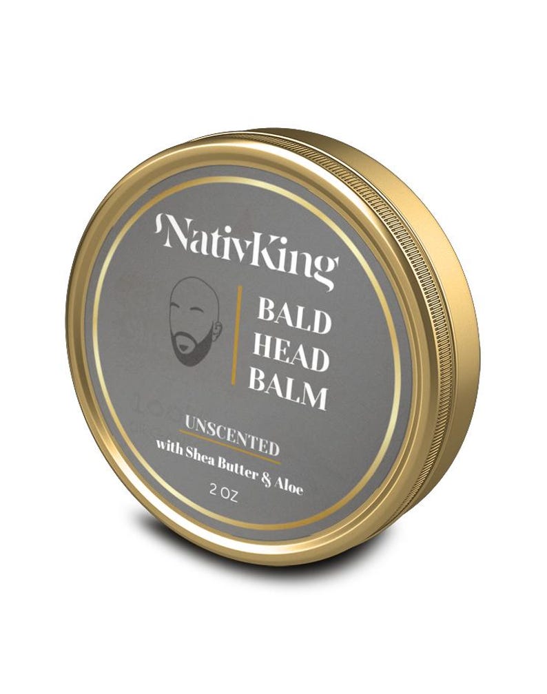 2oz, Nativking Bald Head Balm, Unscented - Etsy