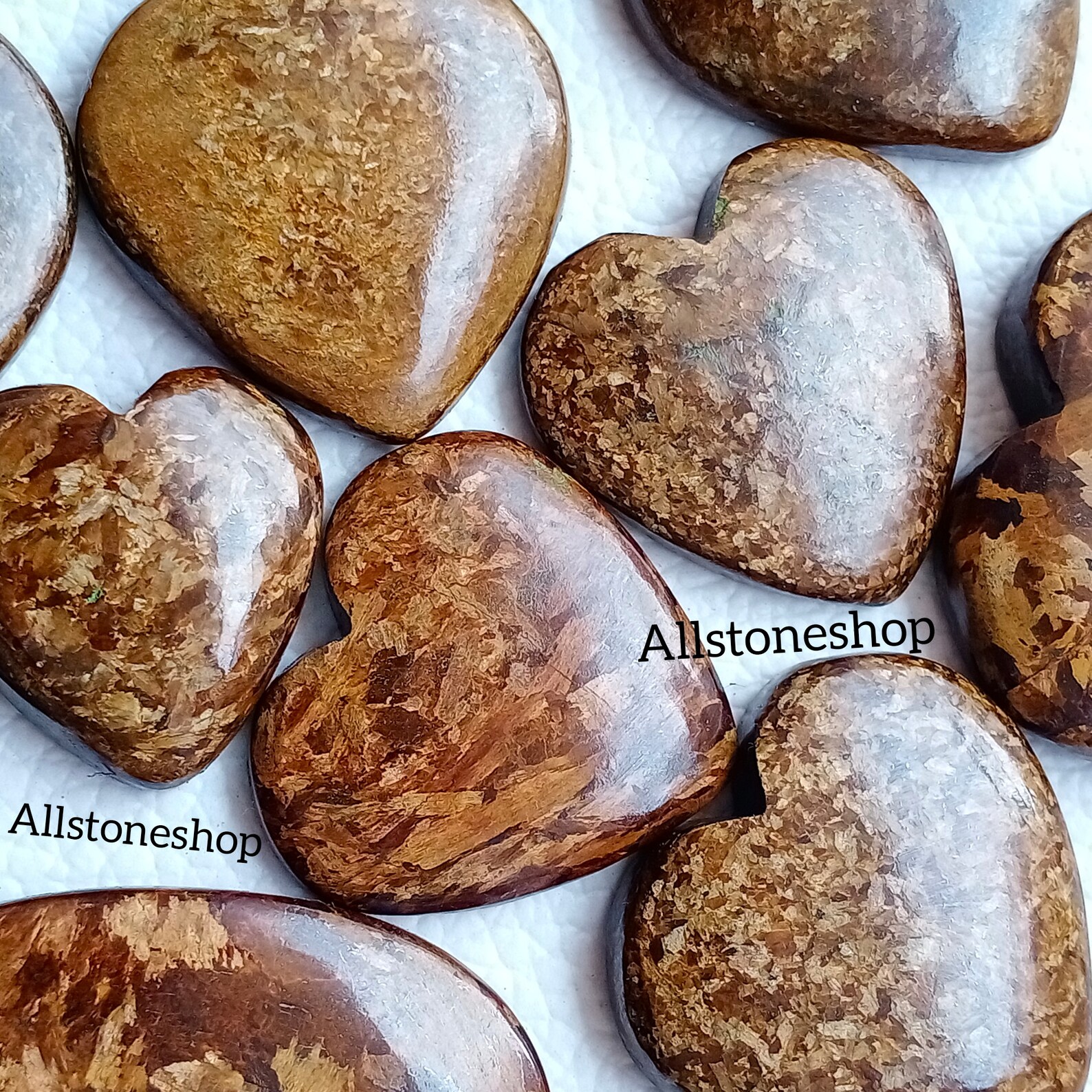 Brown Jade Stone Brown Jade Heart Heart Shape Brown Jade - Etsy