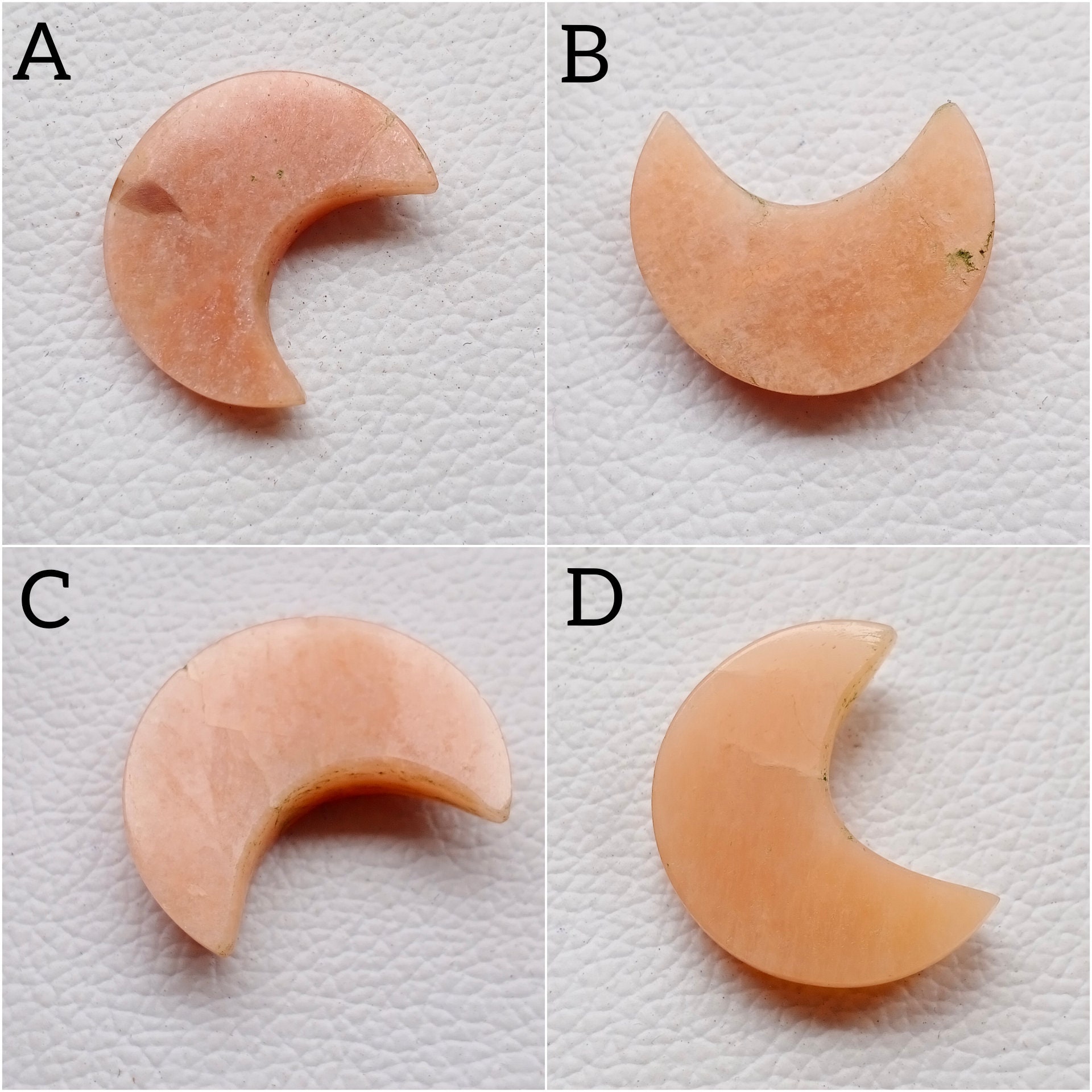 Peach Amazonite Natural Amazonite Amazonite Moon Amazonite | Etsy