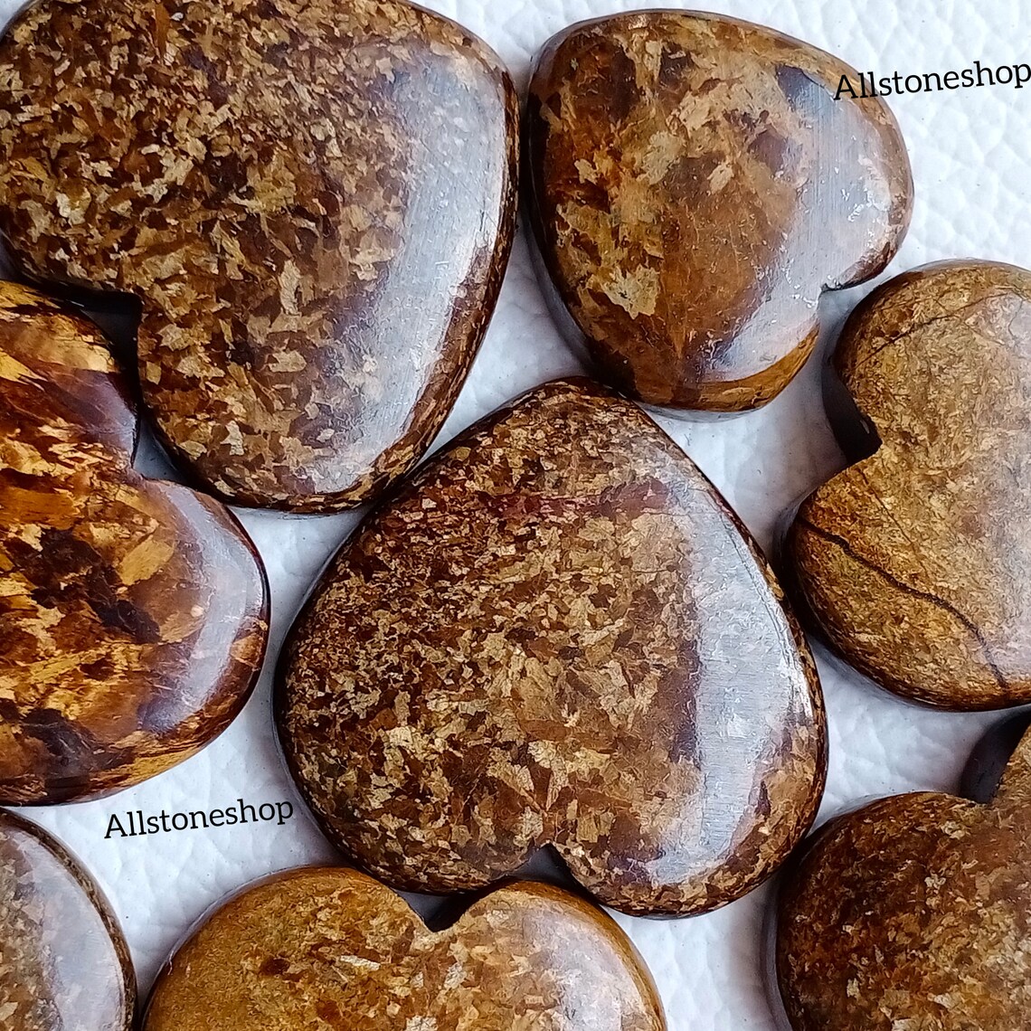 Brown Jade Stone Brown Jade Heart Heart Shape Brown Jade | Etsy