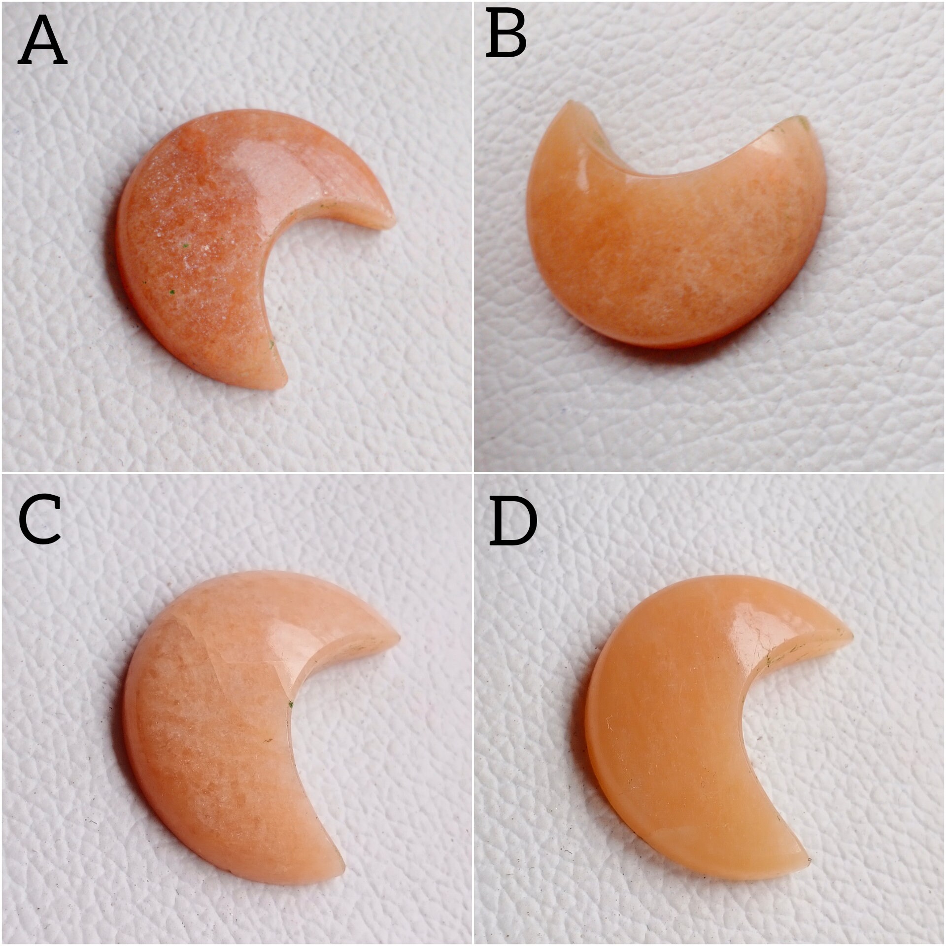 Peach Amazonite Natural Amazonite Amazonite Moon Amazonite - Etsy UK