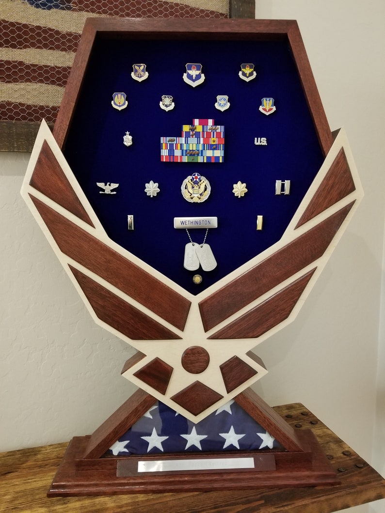 Air Force Shadow Box | Etsy