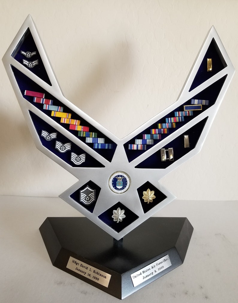 Unique U.S. Air Force Shadowbox - Etsy