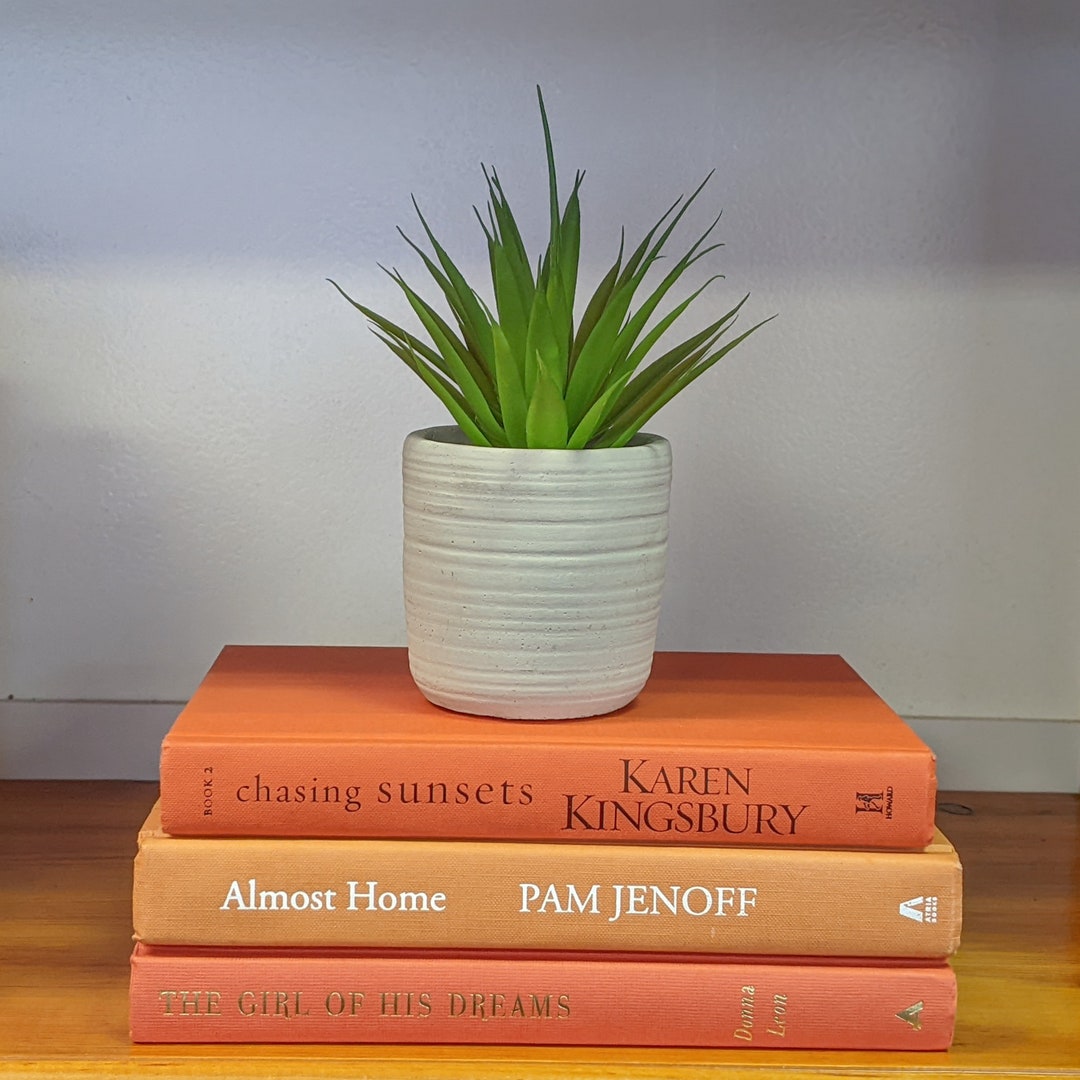 Set of Orange Books, Modern Orange Books, Books, Modern Books ...