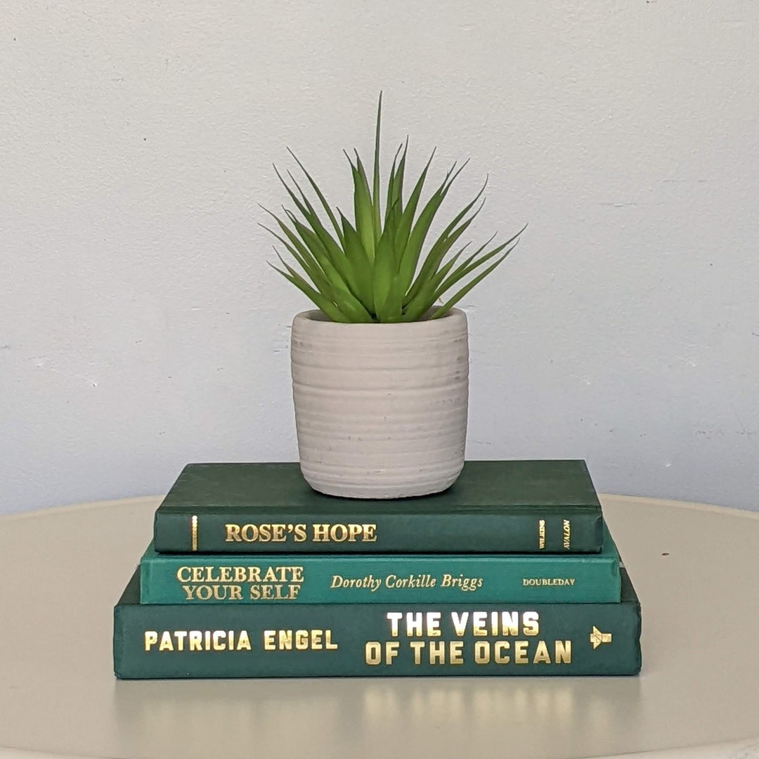 Set of Green Books, Shades of Green Books, Books, Modern Books ...