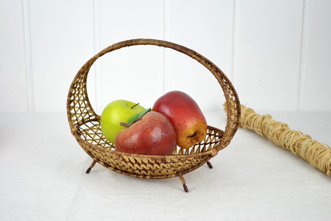Fruit Basket Fruit Bowl 50s Mid Century Vintage Design Rockabilly Fruit ...