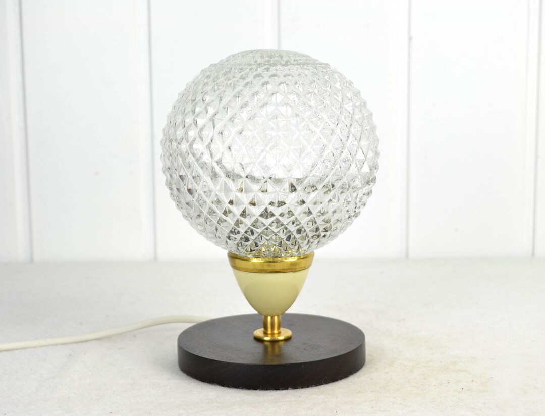 Table Lamp 50s 60s Globe Lamp Lamps Lights Bubble Vintage Design Mid ...