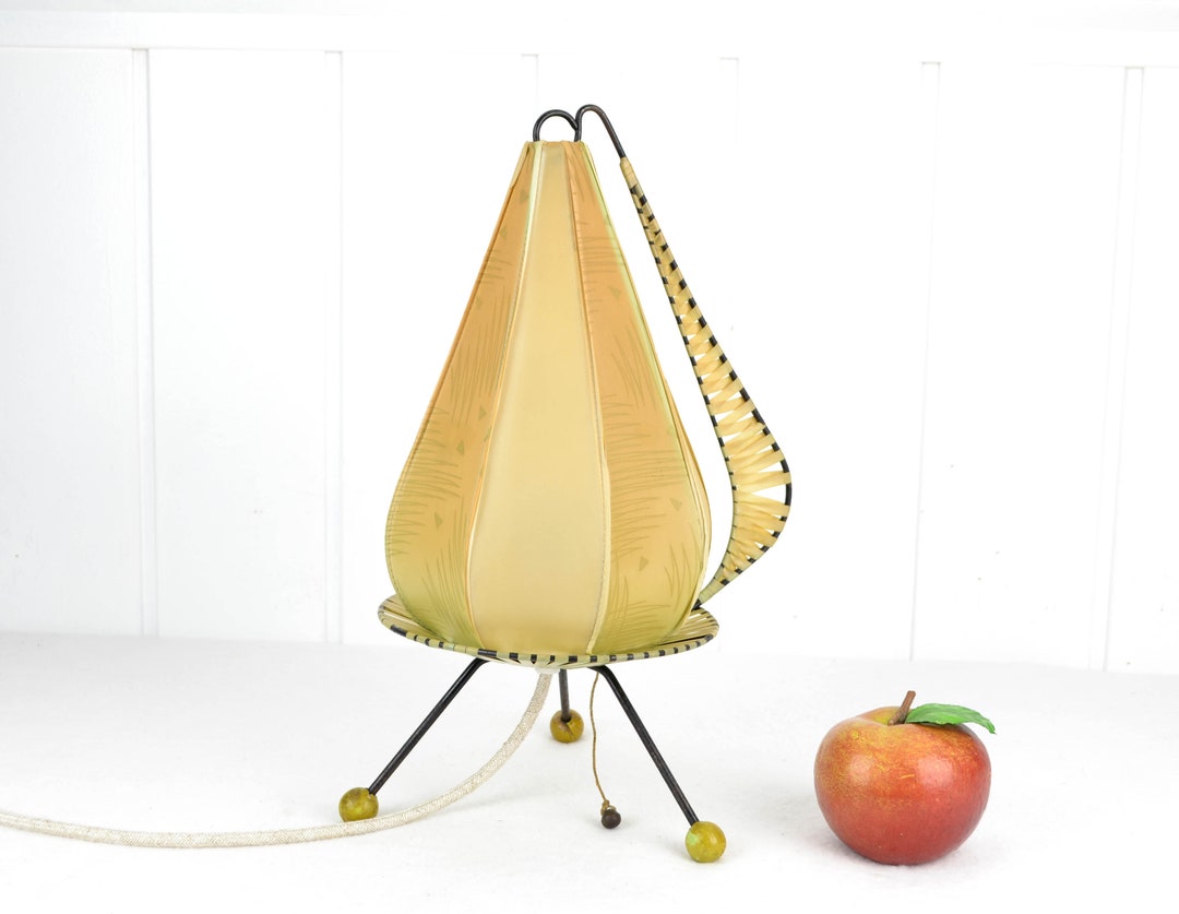 E. W. Viehweger Table Lamp 50s DDR Bag Lamp Lamp Light Design Mid ...
