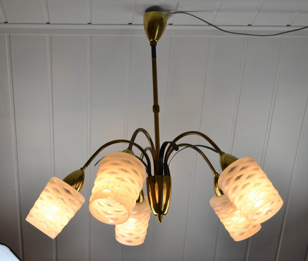 Bag Lamp Mid Century Design Lamp 50s 60s Lamp Ceiling Lamp Ceiling Lamp ...