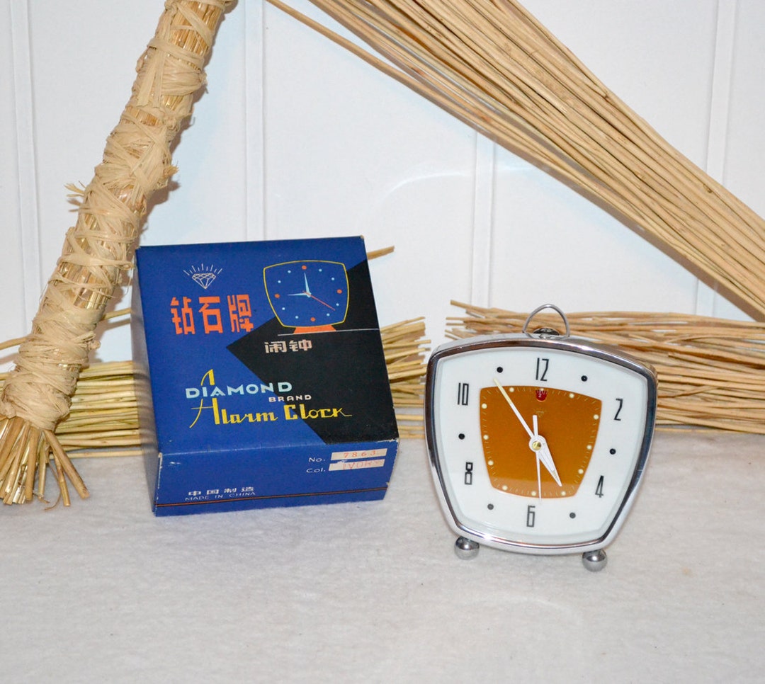 Diamond Alarm Clock Clock Alarm Clock 70s Shanghai China 1970 - Etsy
