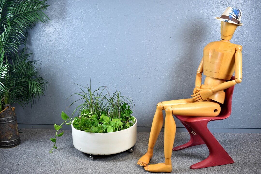 Rollable Flower Box DDR Vario PUR Furniture 70s Space Age Flower Stool ...