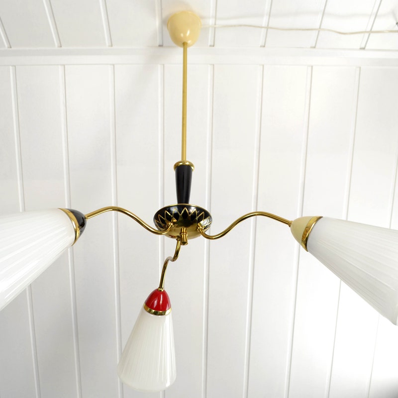 1950s Ceiling Light - Etsy Australia