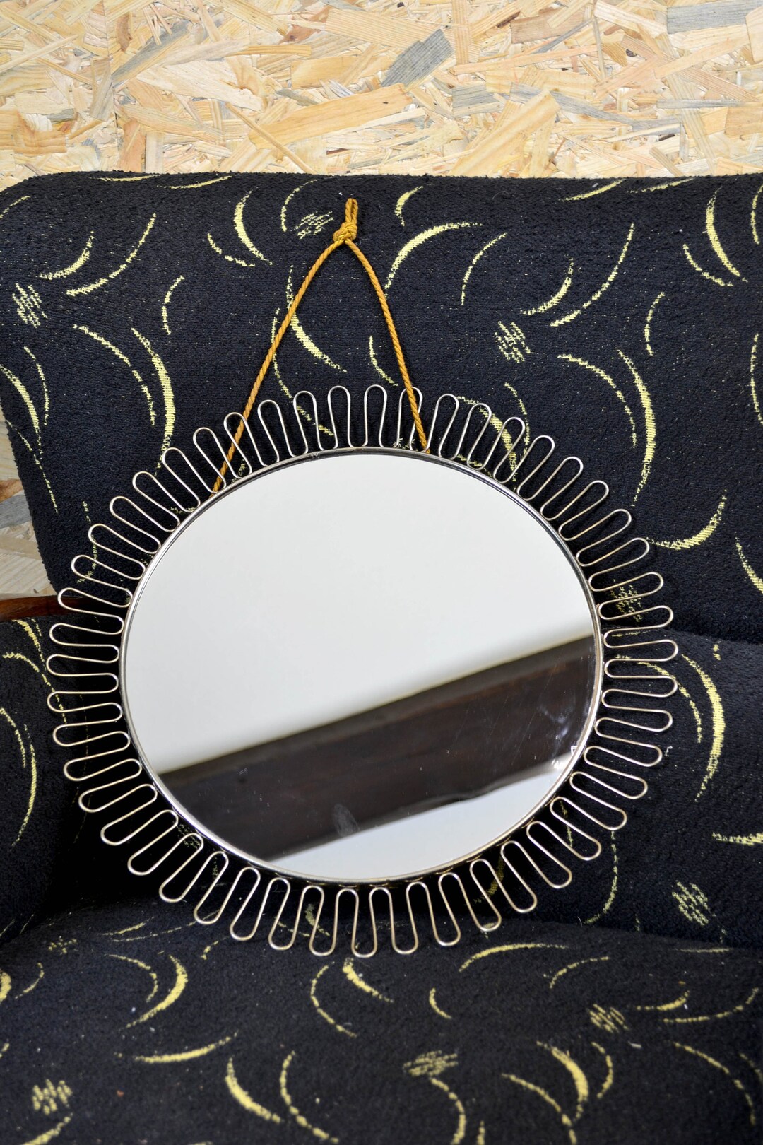 Mirror 60s Vintage Design Mid Century Rockabilly Mirror Furniture ...
