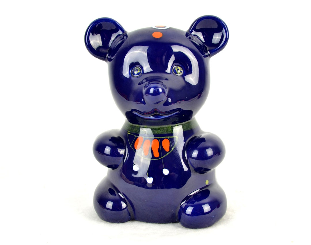 Teddy Bear Money Box Italy Ceramic Figure 60s 70s Mid Century Bank ...