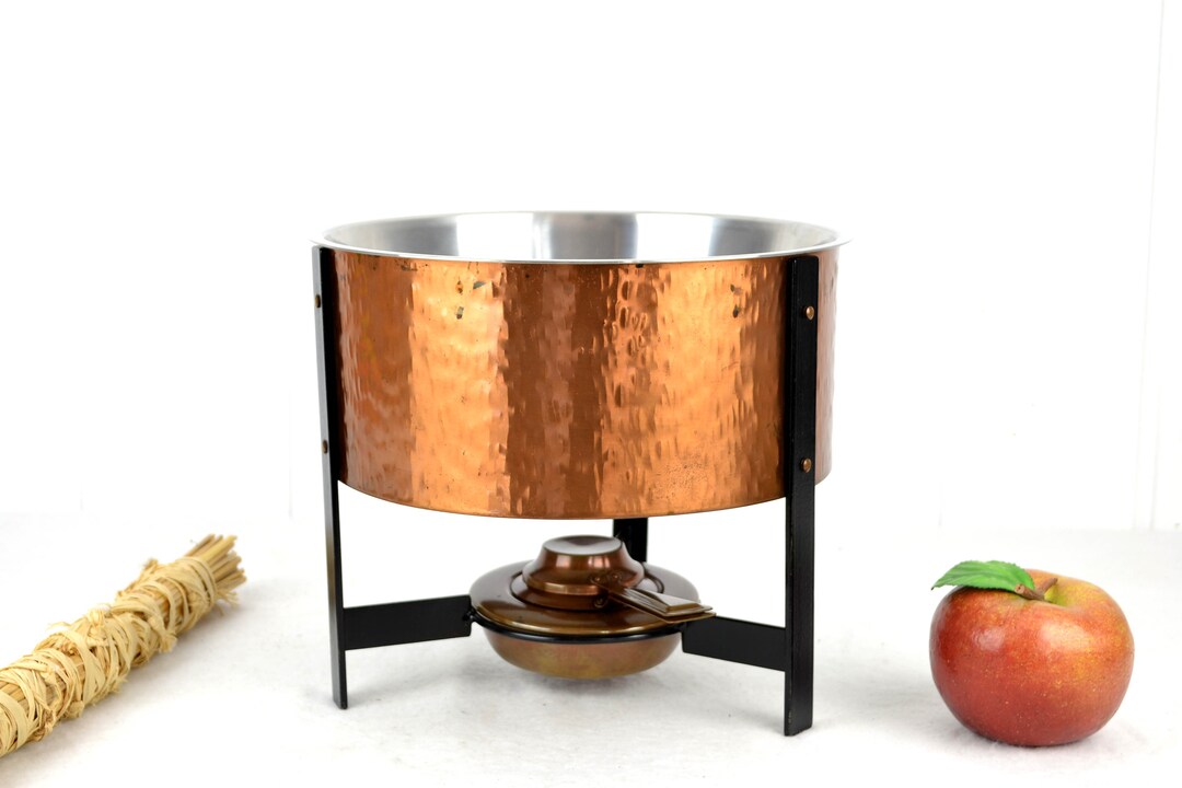 Fondue Set AB H 18/8 Stainless Steel Made in Sweden 3L Vintage New Year ...