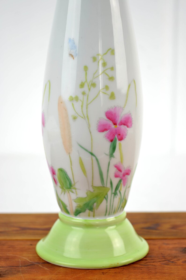 Gebrüder Heubach Vase Design Flower Meadow Flower Vase Porcelain ...