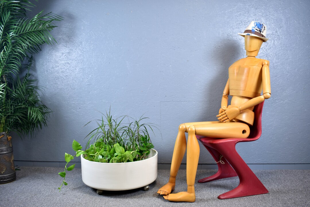 Rollable Flower Box DDR Vario PUR Furniture 70s Space Age Flower Stool ...