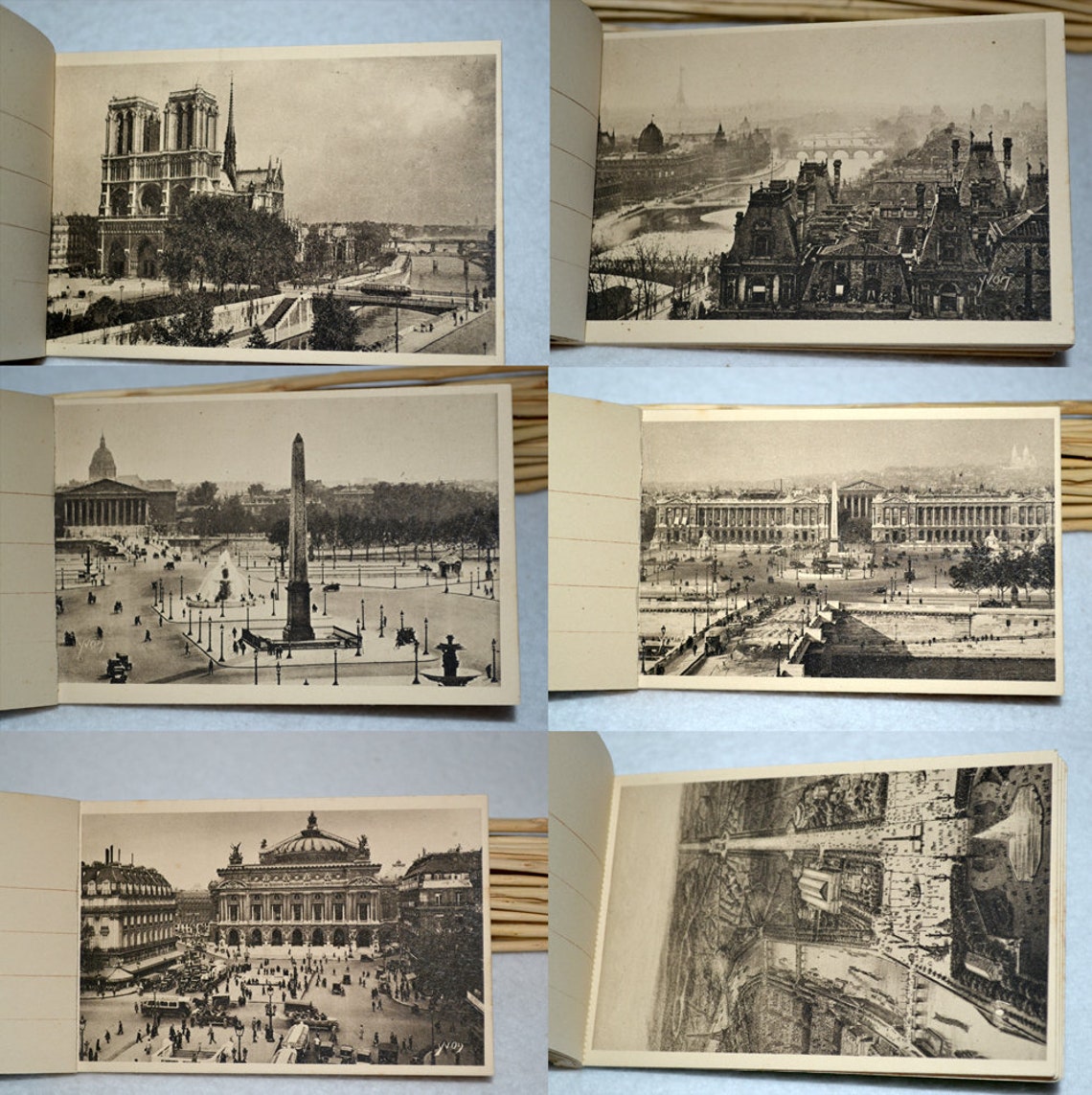Paris Postkarten Ansichtskarten Buch 20er Jahre Souvenir | Etsy