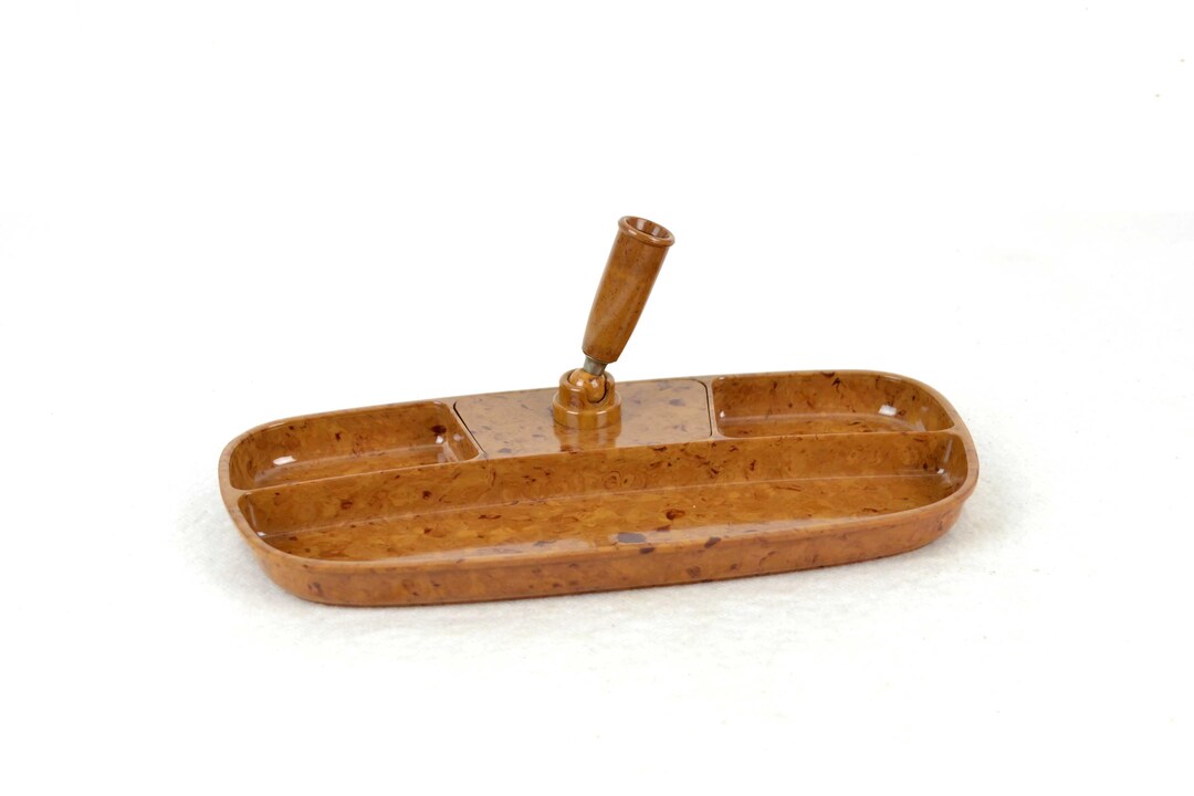Helit Pen Holder With Tray Bakelite Brown 20s 30s Art Deco Storage for ...
