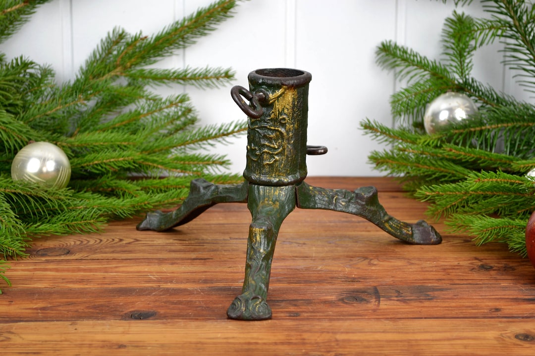 Cast Iron Christmas Tree Stands Christmas Tree Shabby Xmas 1900 ...