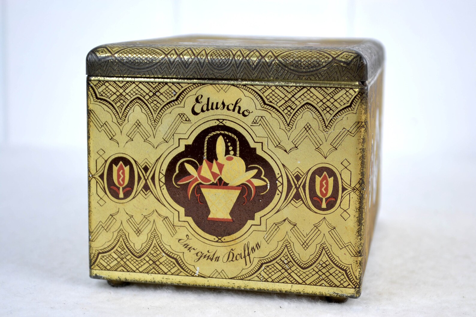 Eduscho Coffee Tin Eduard Schopf Bremen Coffee Tea Cocoa - Etsy