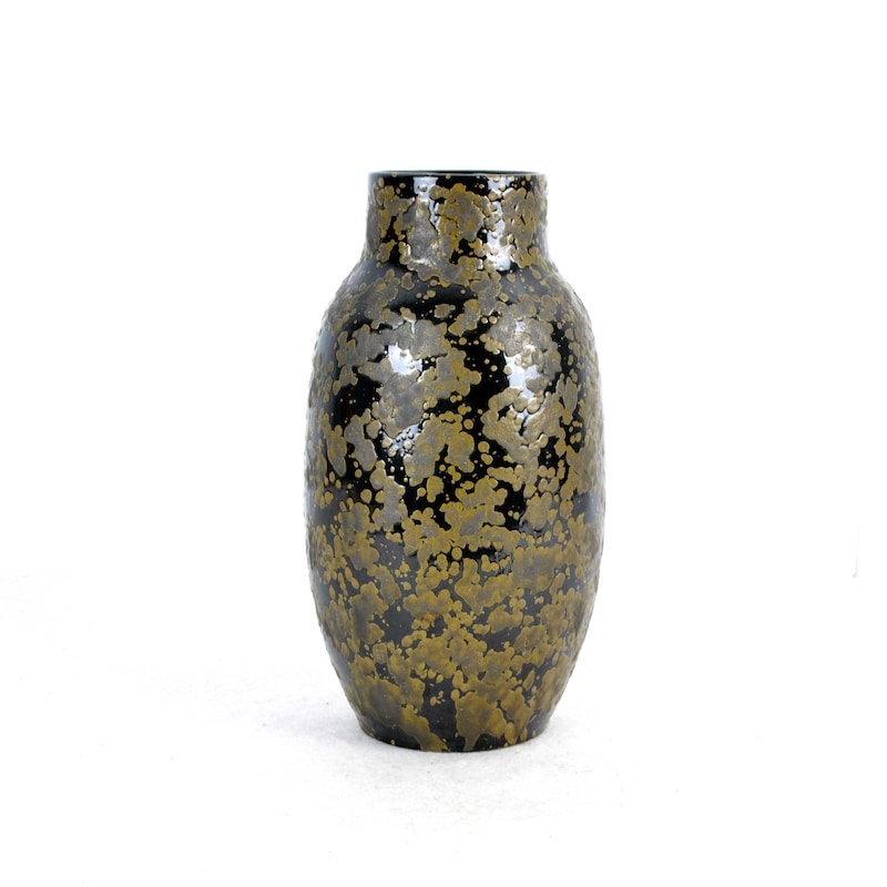 Ochre Yellow Ceramic Vase - Etsy