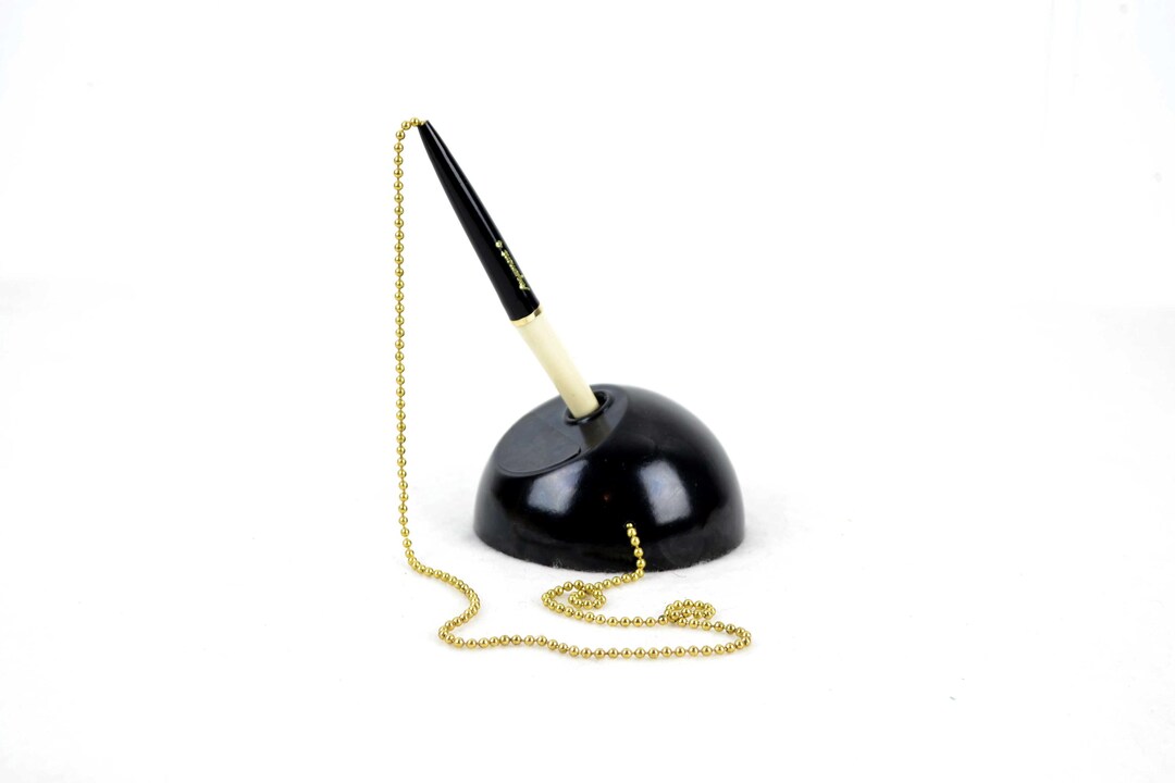 Bakelite Pen Holder With Ballpoint Pen, 1920s/30s Art Deco Style ...