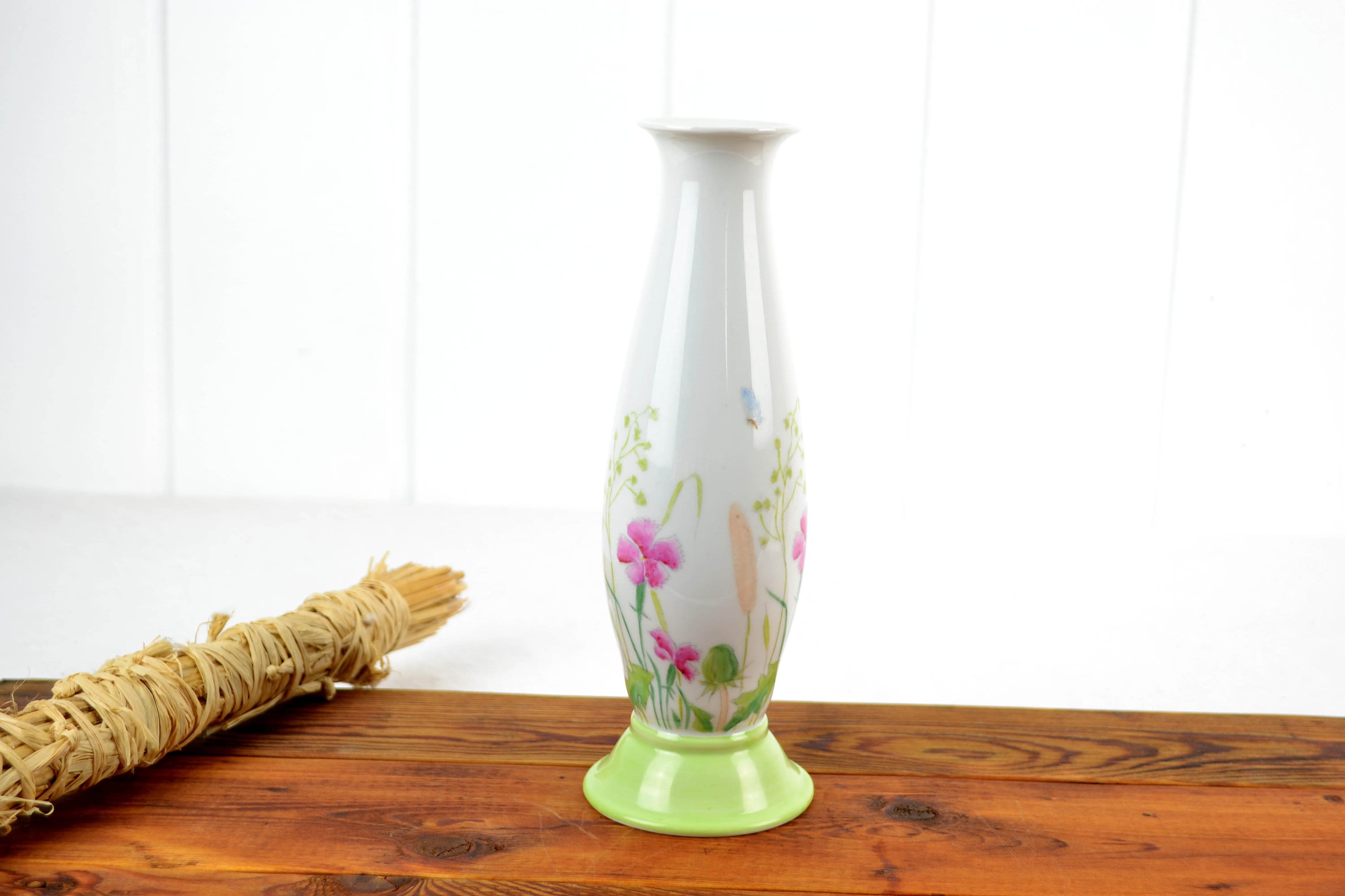Gebrüder Heubach Vase Design Flower Meadow Flower Vase Porcelain ...