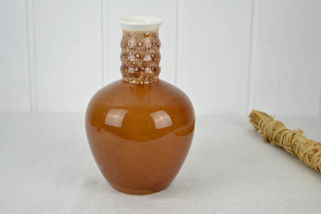 Ceramic Vase Mid Century KK 60s 70s Flower Vase Vintage Krakelee ...