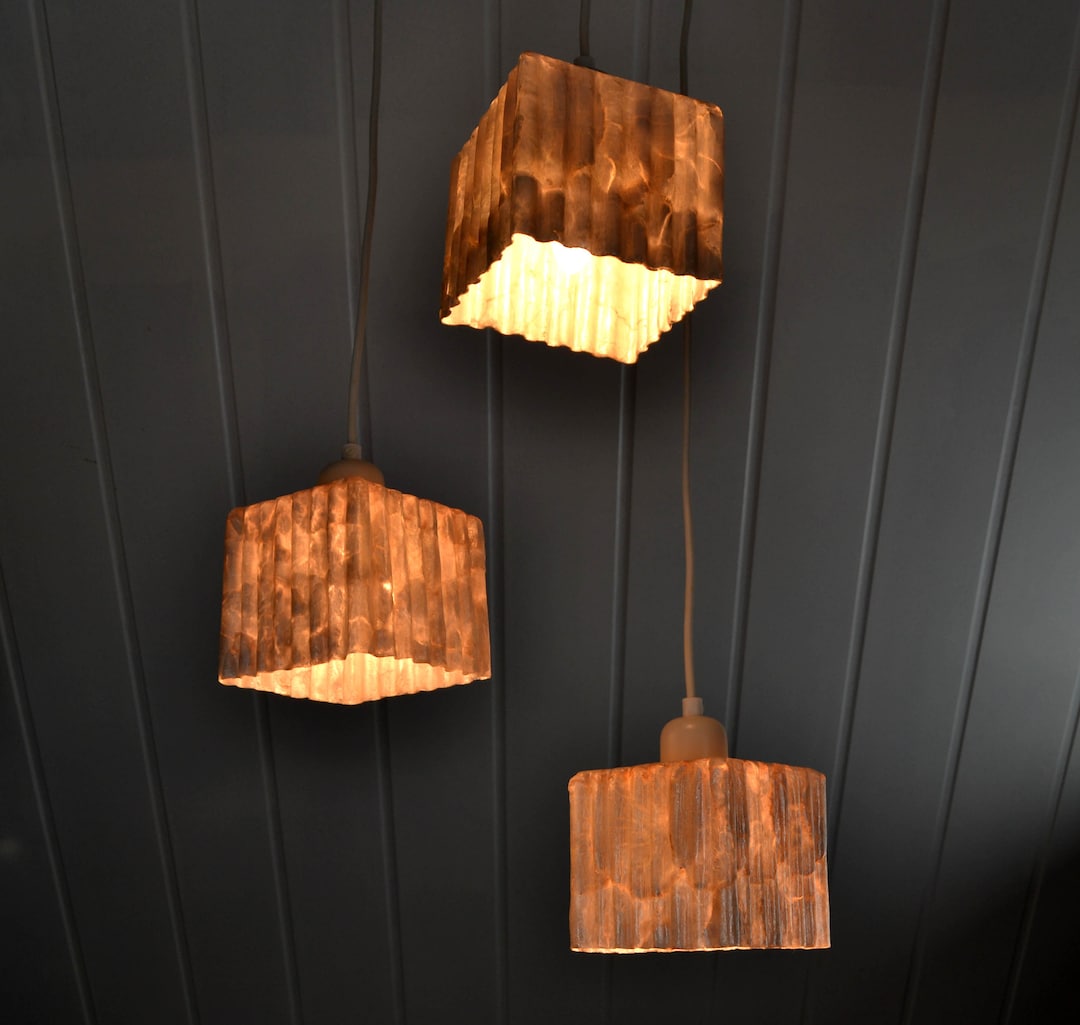 Cascade Ceiling Light, 60s/70s Design, Ceiling Lamp, Vintage Space Age ...