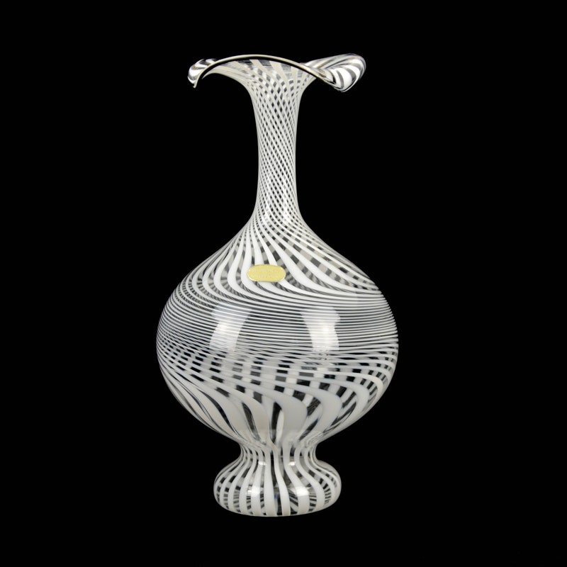 1960s and 1970s Glass Vase - Etsy