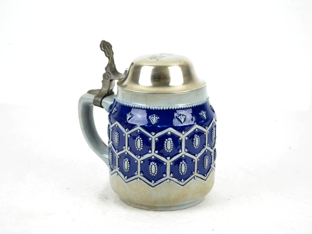 Mug Beer Mug Tankard Merkelbach & Wick AG WW Vintage Design Westerwald ...