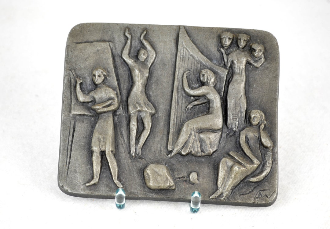 The Five Muses Buderus Art Casting Design Anna Wölfle-fabricius 1979 ...
