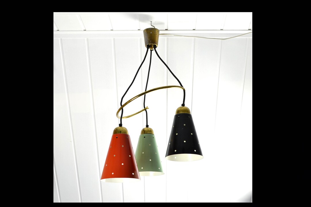 50s Sputnik Ceiling Light Mid Century Design Ceiling Lamp Light Vintage ...