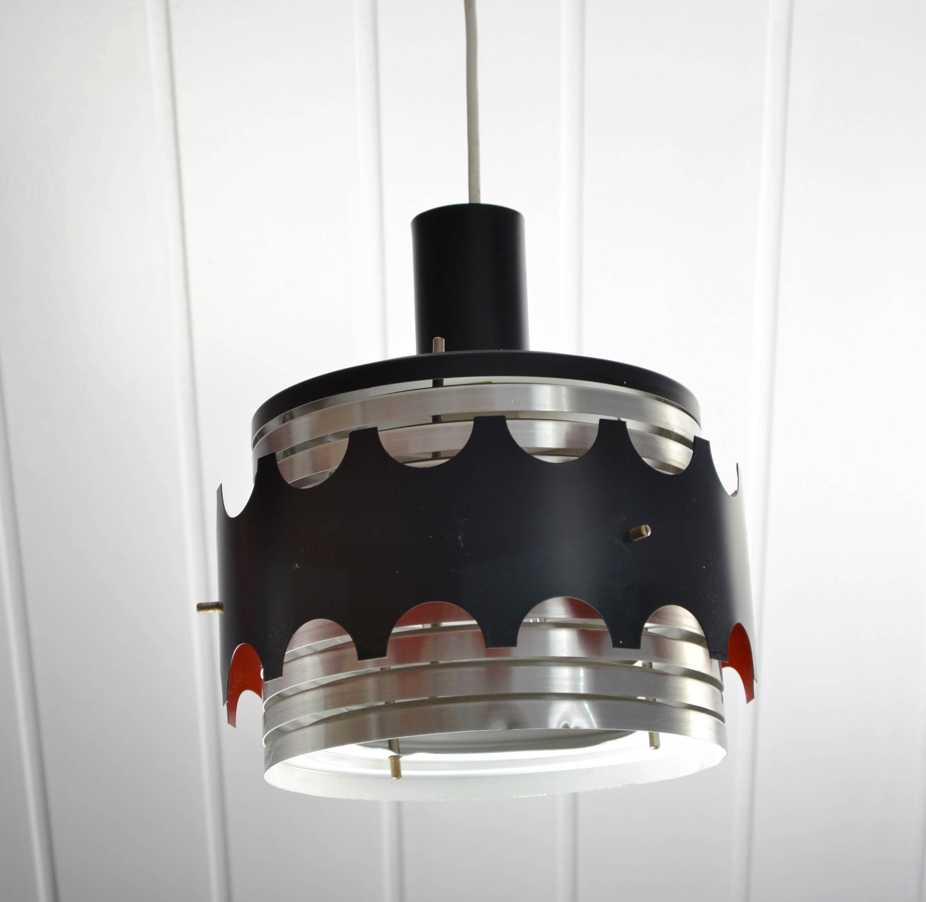 Lighting Vintage metal pendant lamp DDR 60s-70s Scandinavian design ...