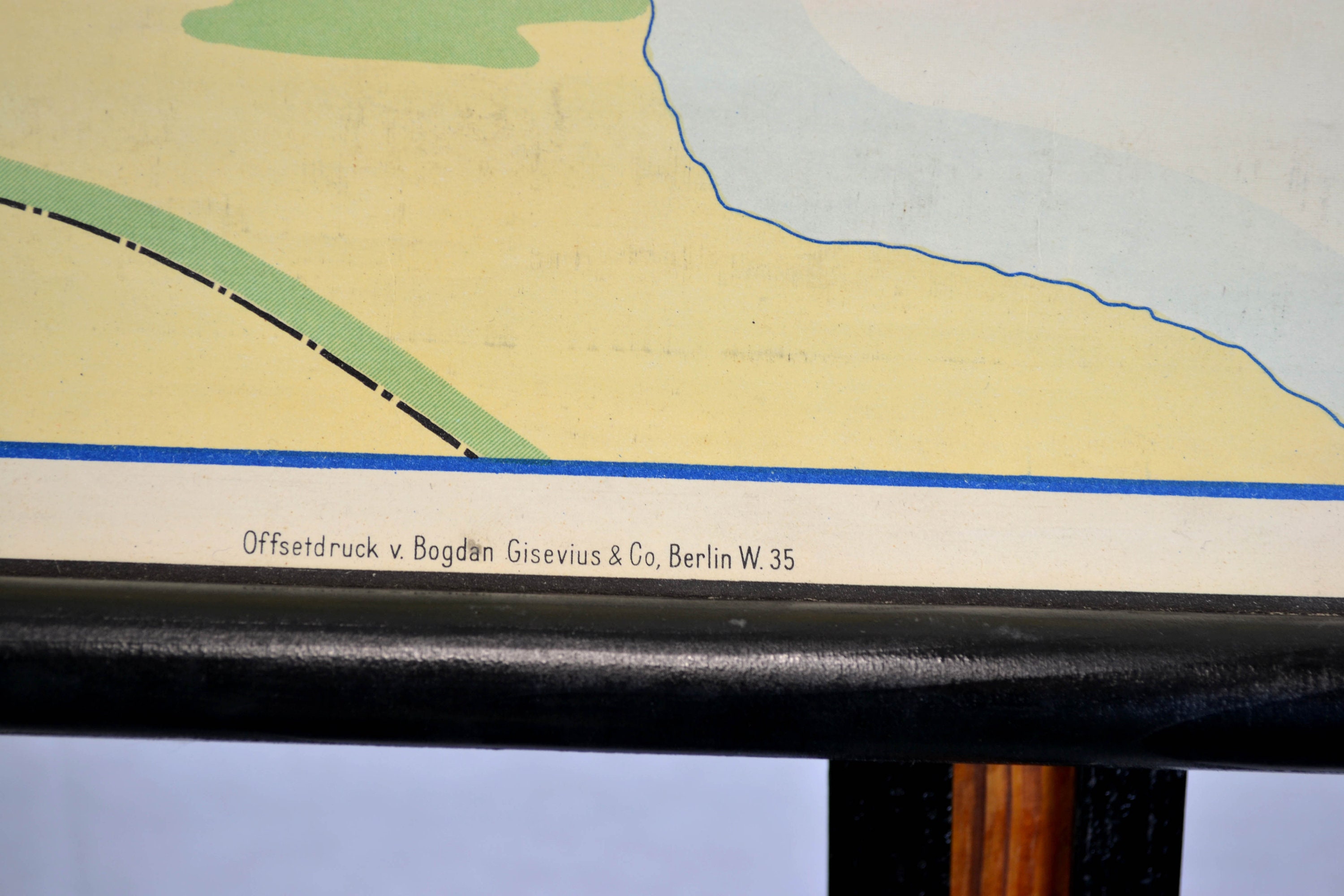 Old Roll Map Stockmanns History Map School Board Image Wall | Etsy UK