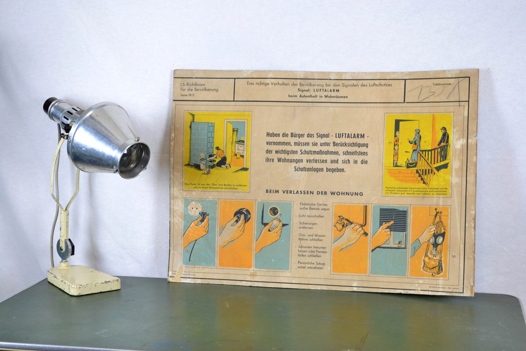 Old Teaching Board DDR Mdi Ministry of the Interior School Board Image ...