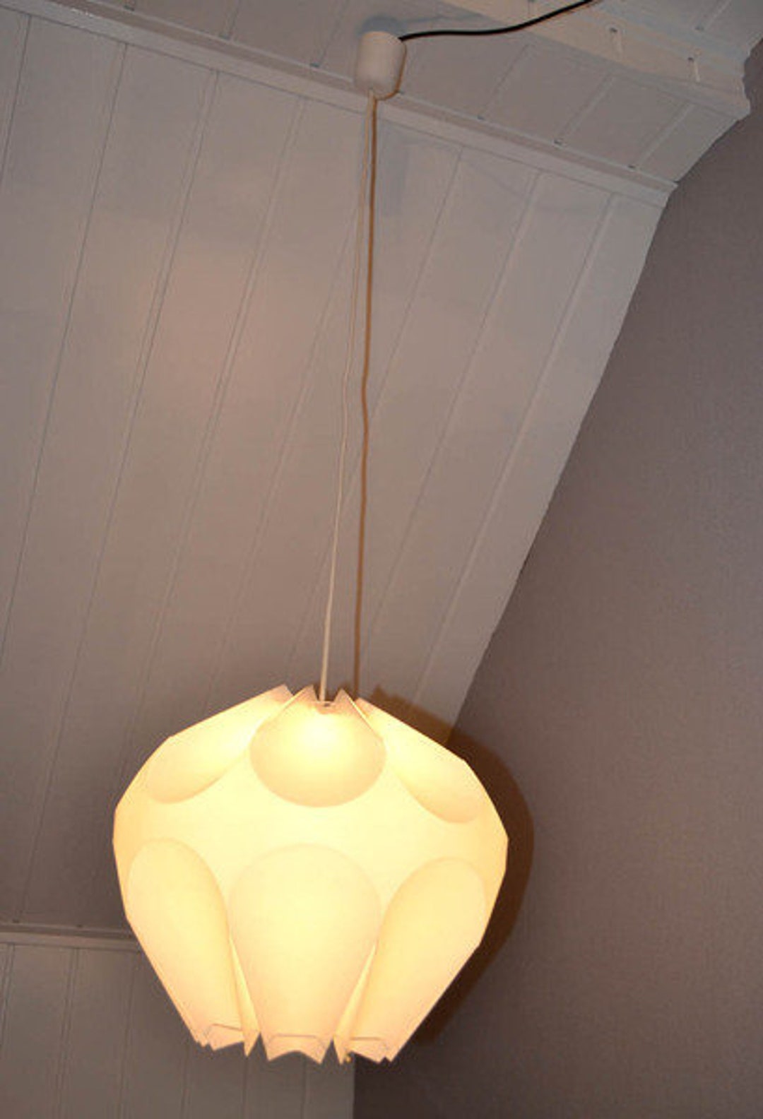 East German Moon Lamp, Space Age Design, 1960s/70s Vintage Ceiling Lamp ...